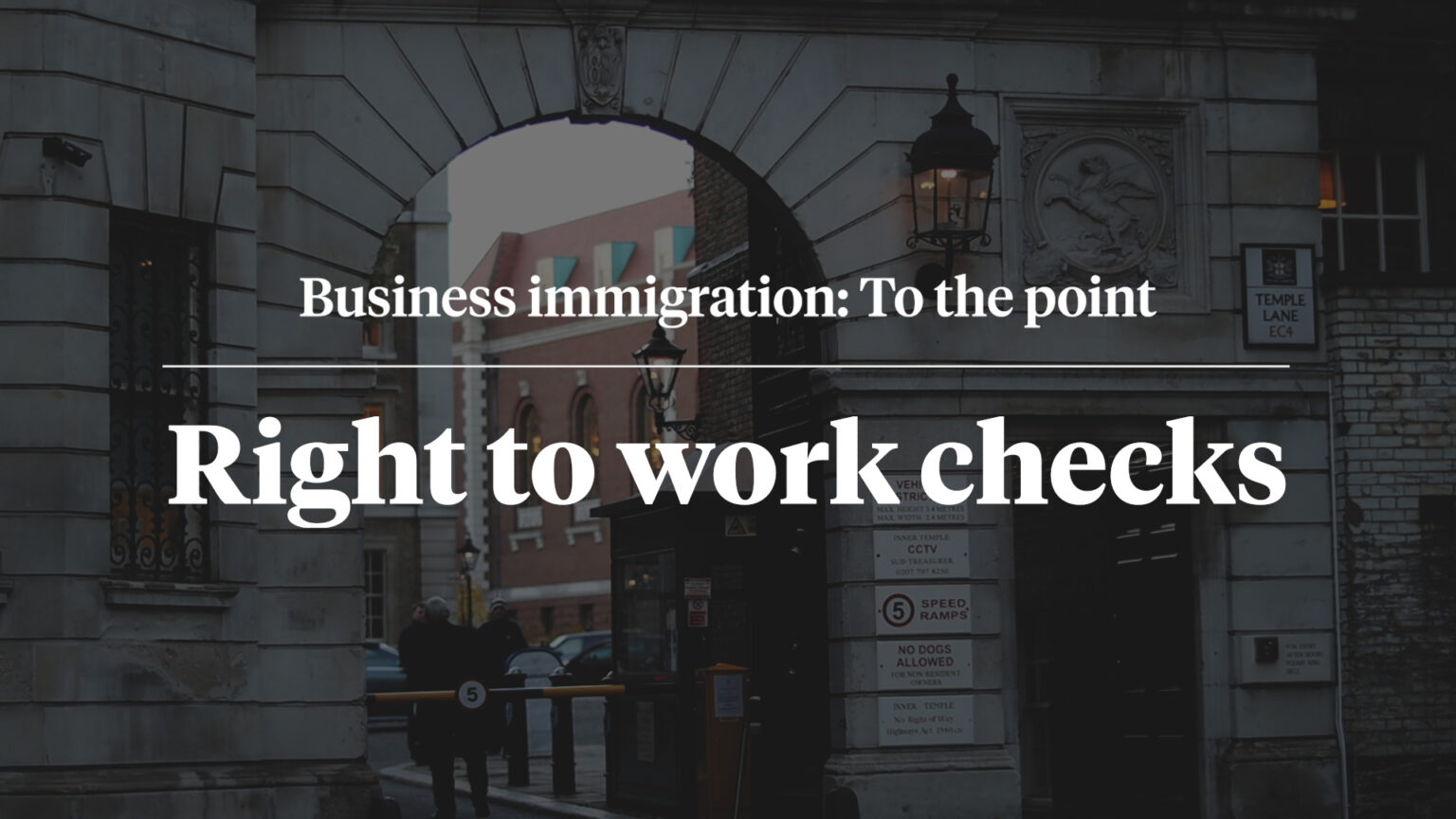 Right to Work Checks with Five Paper Chambers - Capital Law
