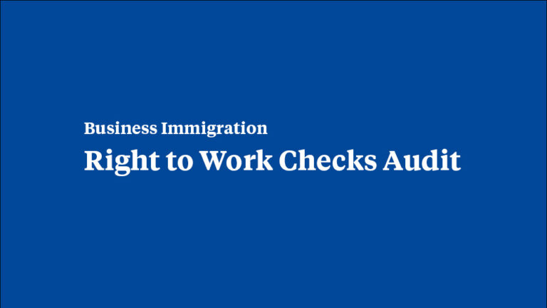 Right to Work Checks Audit - Capital Law