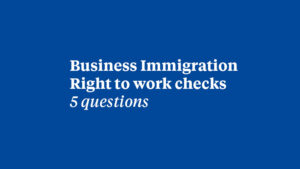 Right to work checks - Capital Law